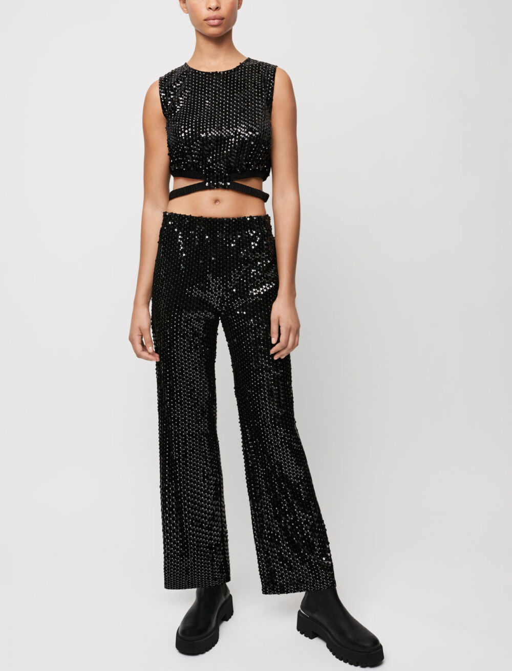 Wide-leg straight-leg pants Wide-leg straight-leg pants