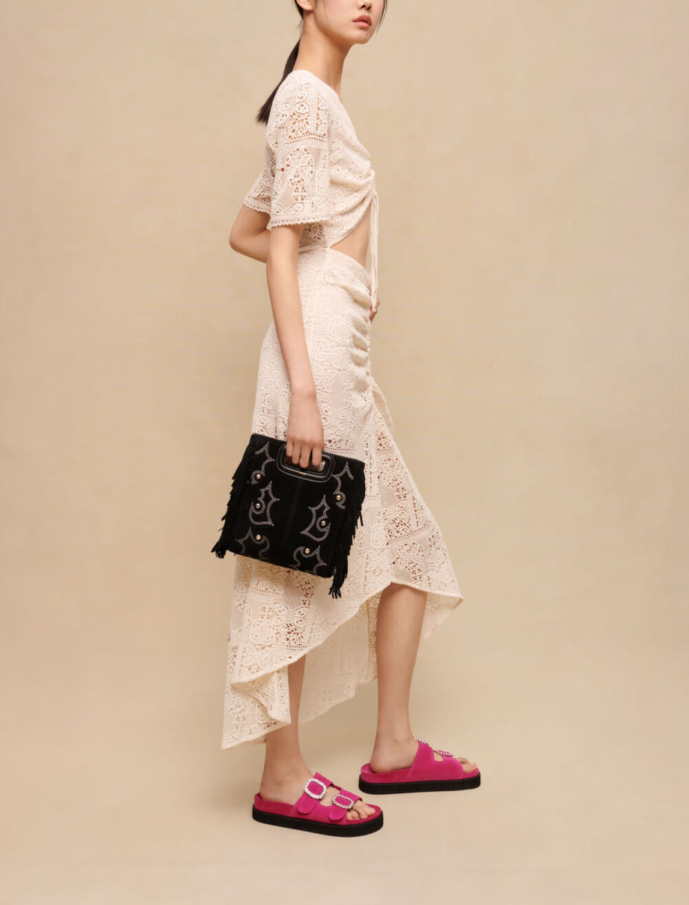 Crochet dress White For Women | Maje Crochet dress White For Women | Maje